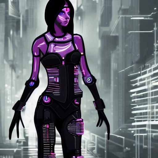 Full body Woman cyberpunk - Arthub.ai