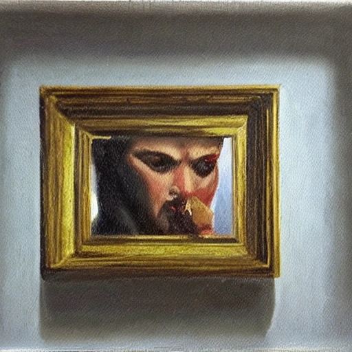 , 3D, Oil Painting - Arthub.ai