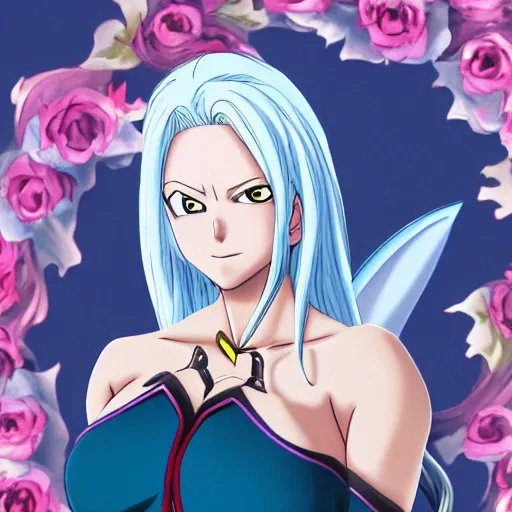 Portrait Full Body Female Mirajane Strauss Of Fairy Tail Character With
