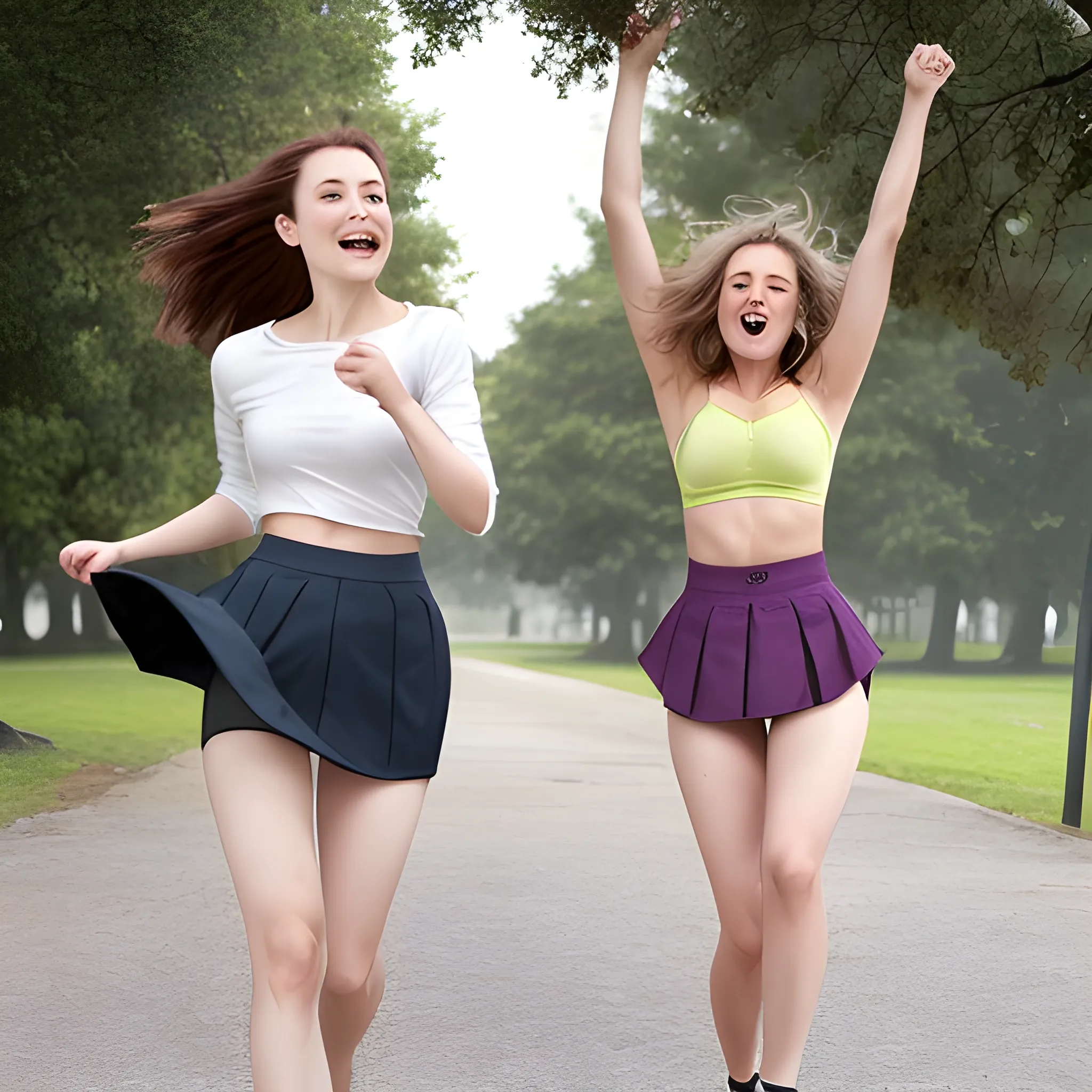 Women In A Skirt When A Gust Of Wind Lifts The Skirt To Show Here Women In A Skirt When A Gust Of Wind Lifts The Skirt To Show Here
