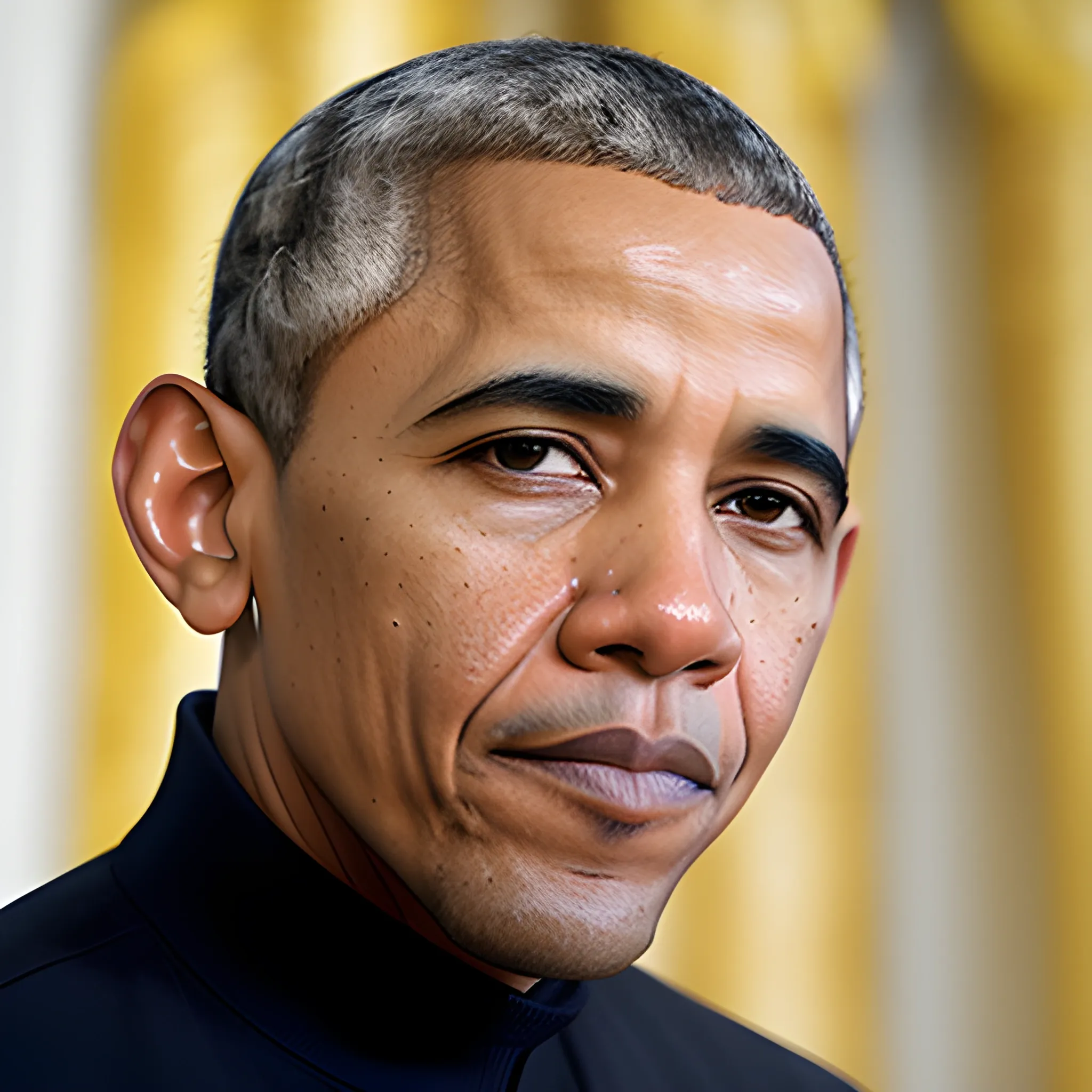 Obama With A Bowl Cut Arthub ai Obama With A Bowl Cut Arthub ai