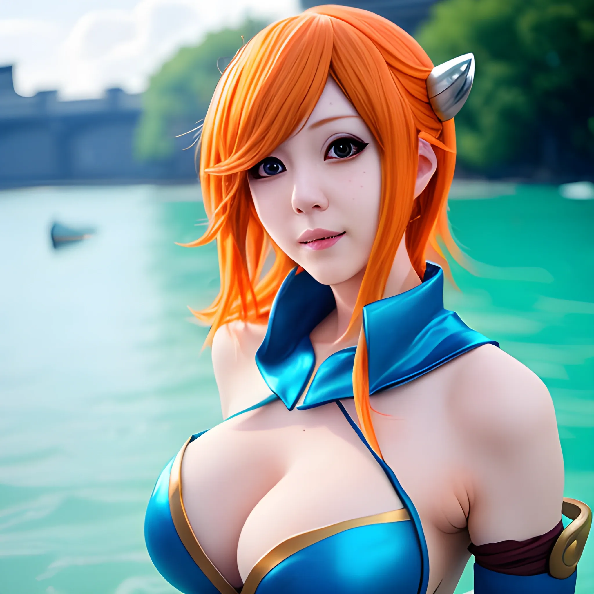 Nami Cosplay Sexy Realistic Arthub ai