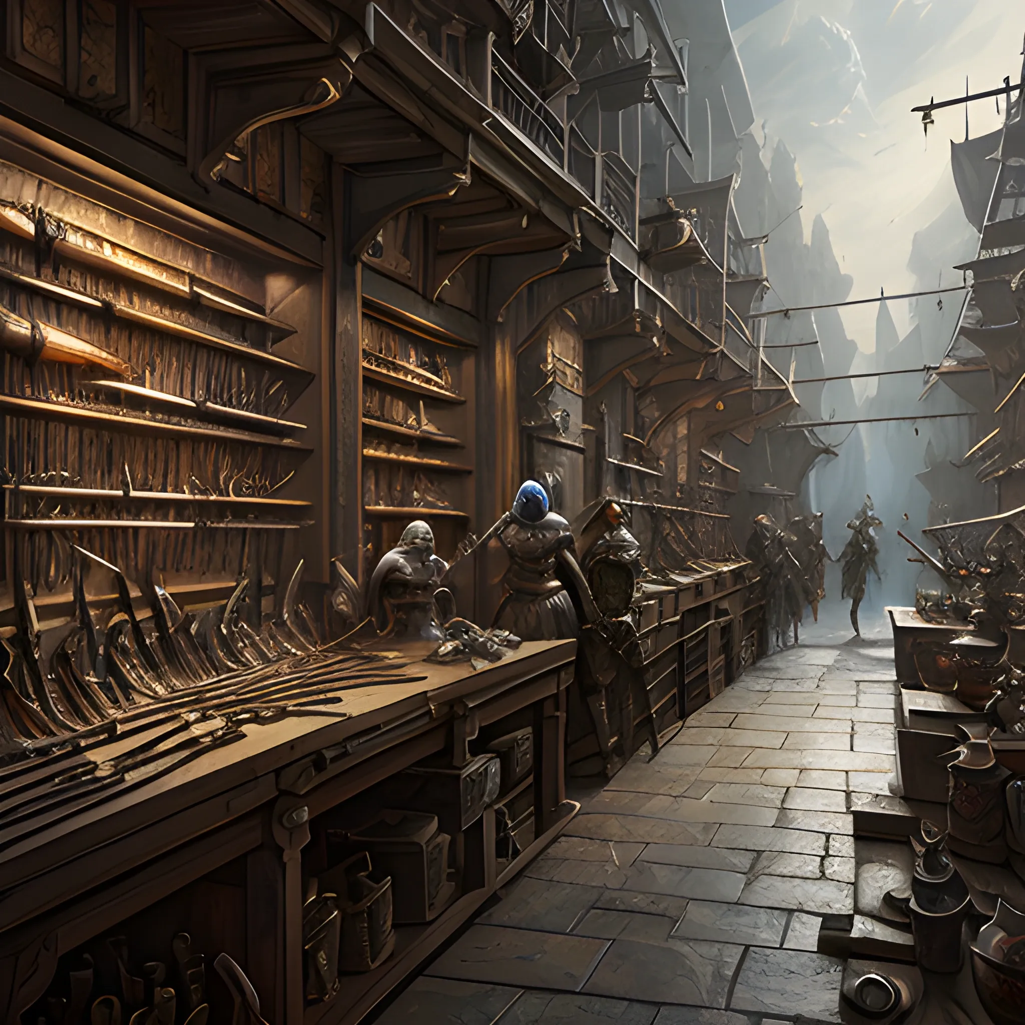 Weapon Shop Shop With Weapons And Armor Swords Polearms Spea Weapon Shop Shop With Weapons And Armor Swords Polearms Spea