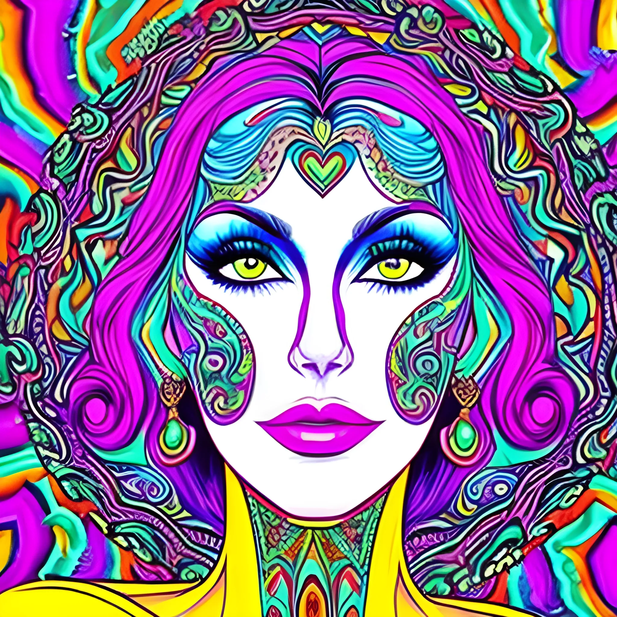 1girl, Trippy - Arthub.ai