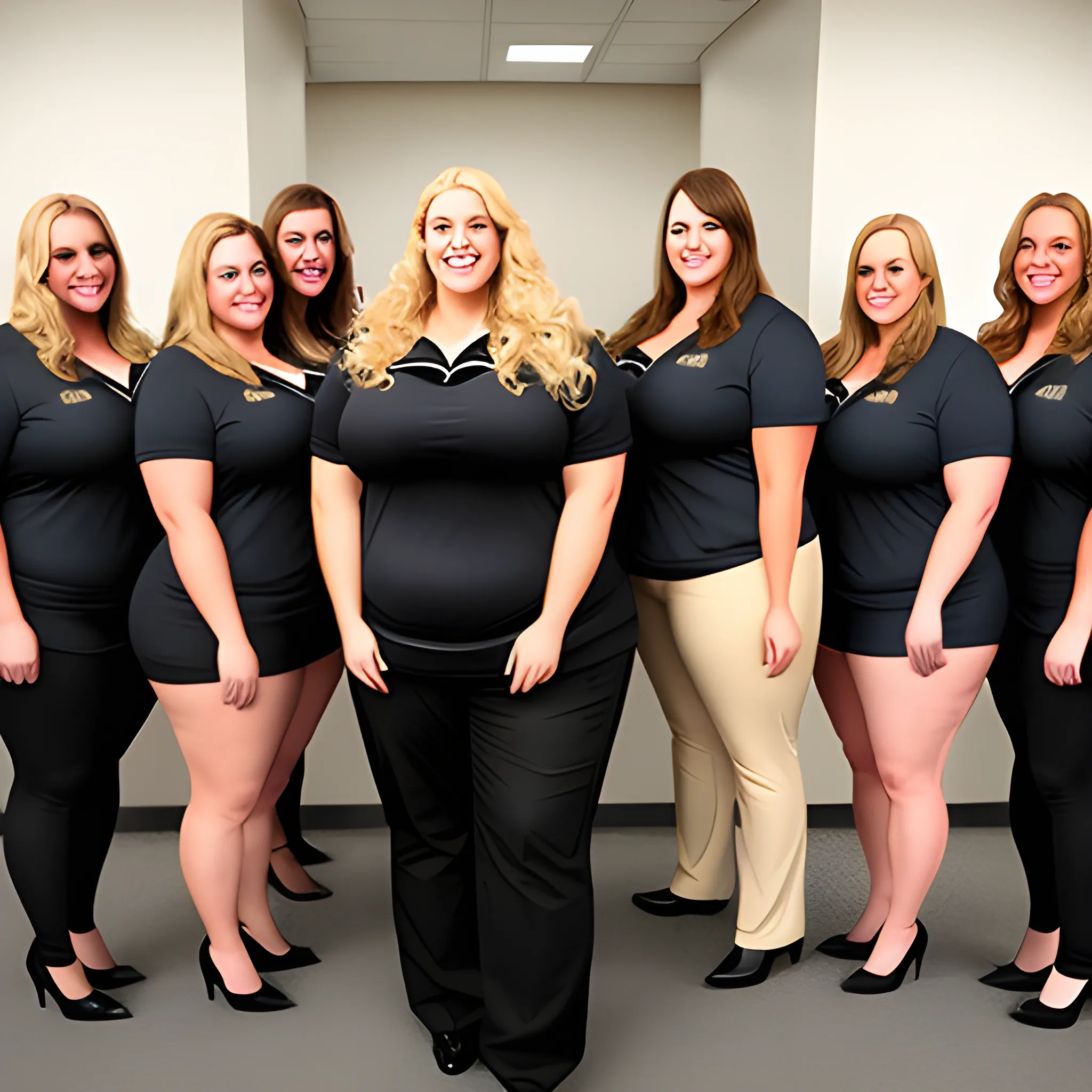 Large Overweight Plus Size Thick Blonde Schoolgirl Towering Amon Arthubai