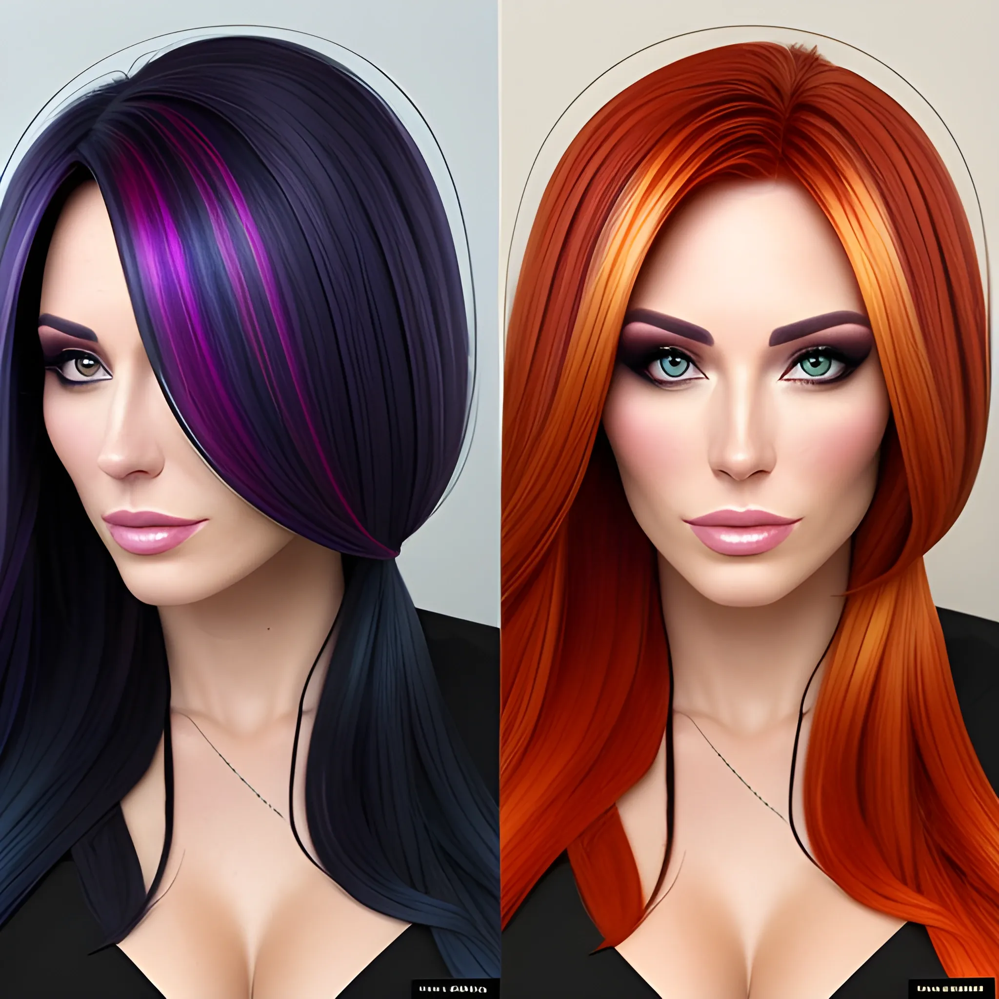 Epic Beautiful Girls Highly Detailed Professional Color Correc