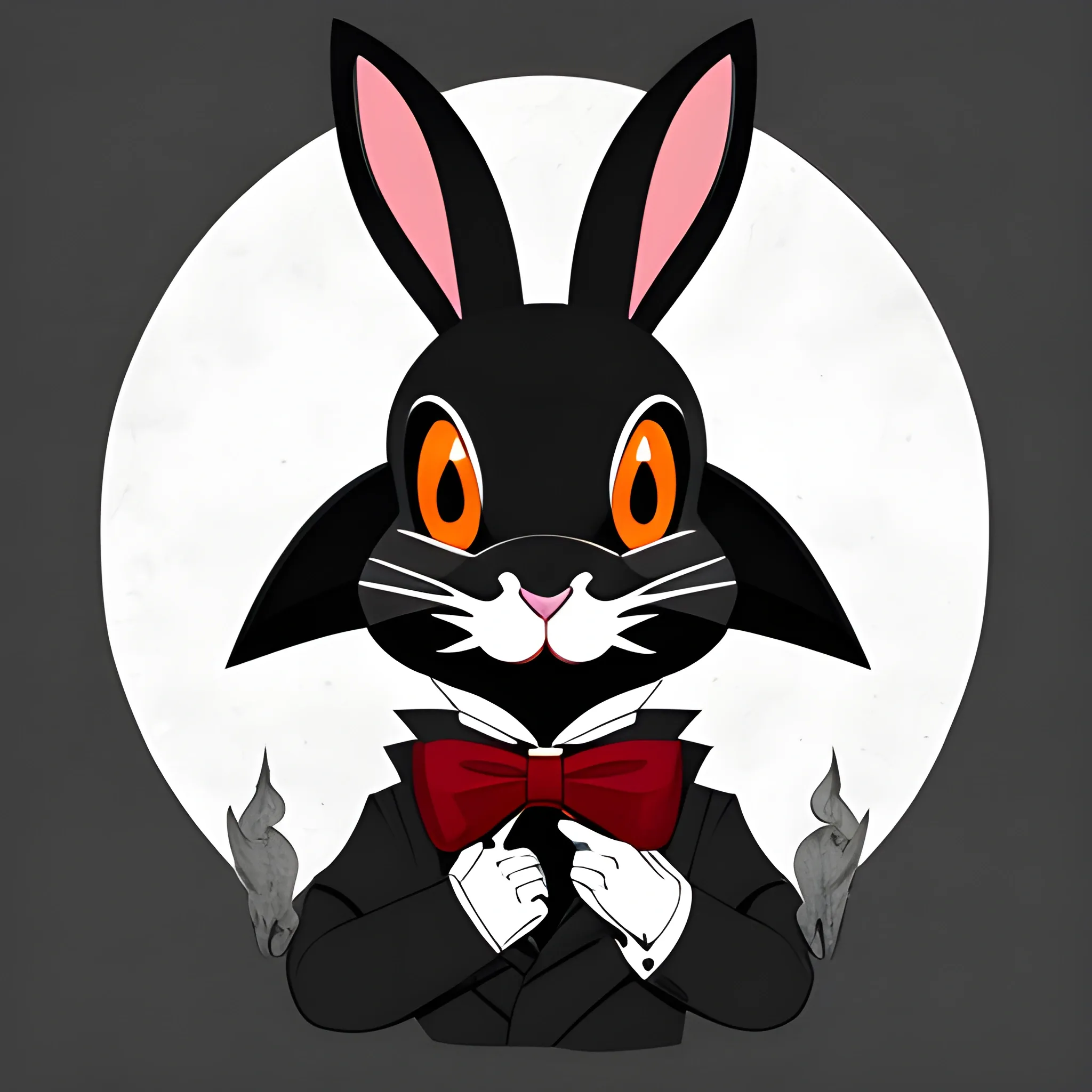 Evil Rabbit Cartoon