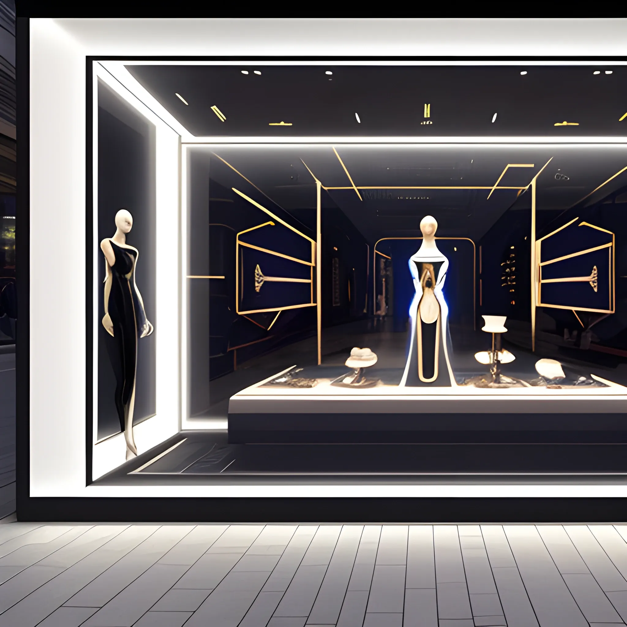 Interactive Shop Windows For A Futuristic Luxury Brand Experien