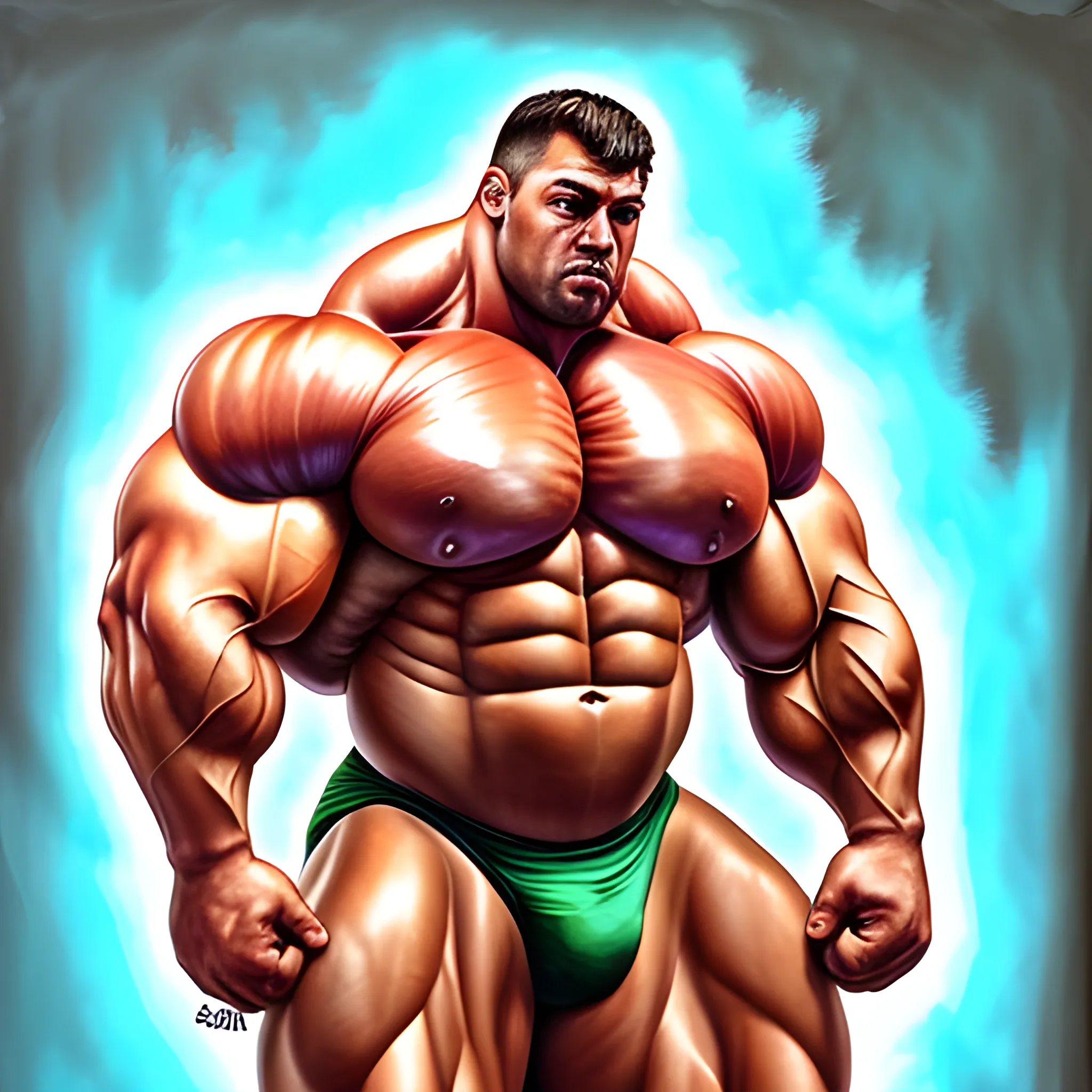Full Body Muscle Morph 3 Meter Tall Muscle Morph 3000 LBS Physique