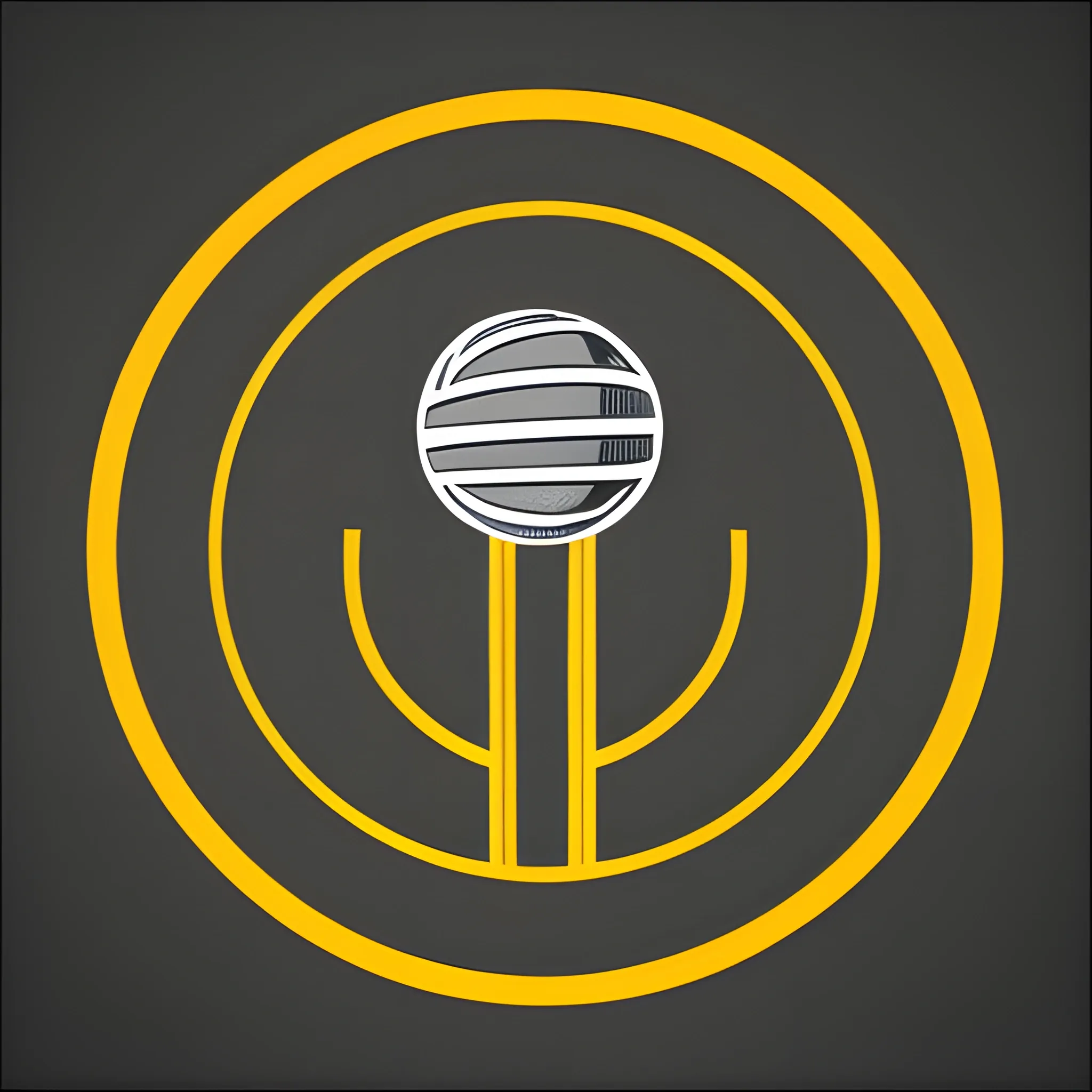 Create A Half Basketball Half Podcast Microphone Logo For An African