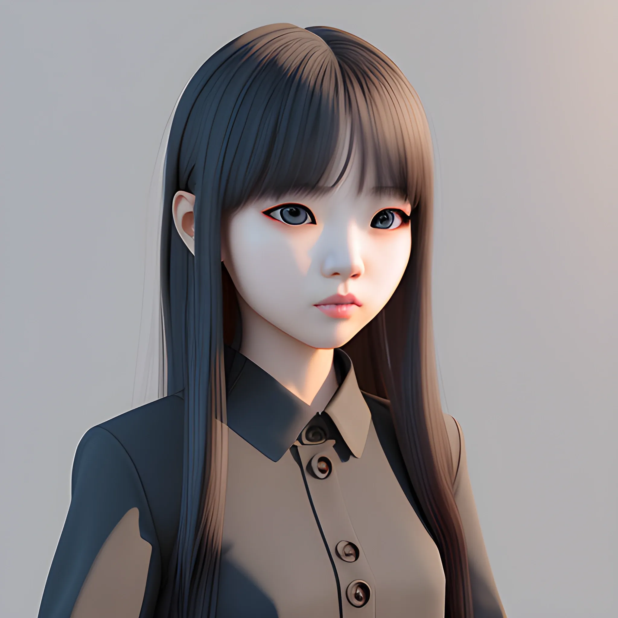 裸女 裸足, 3D - Arthub.ai