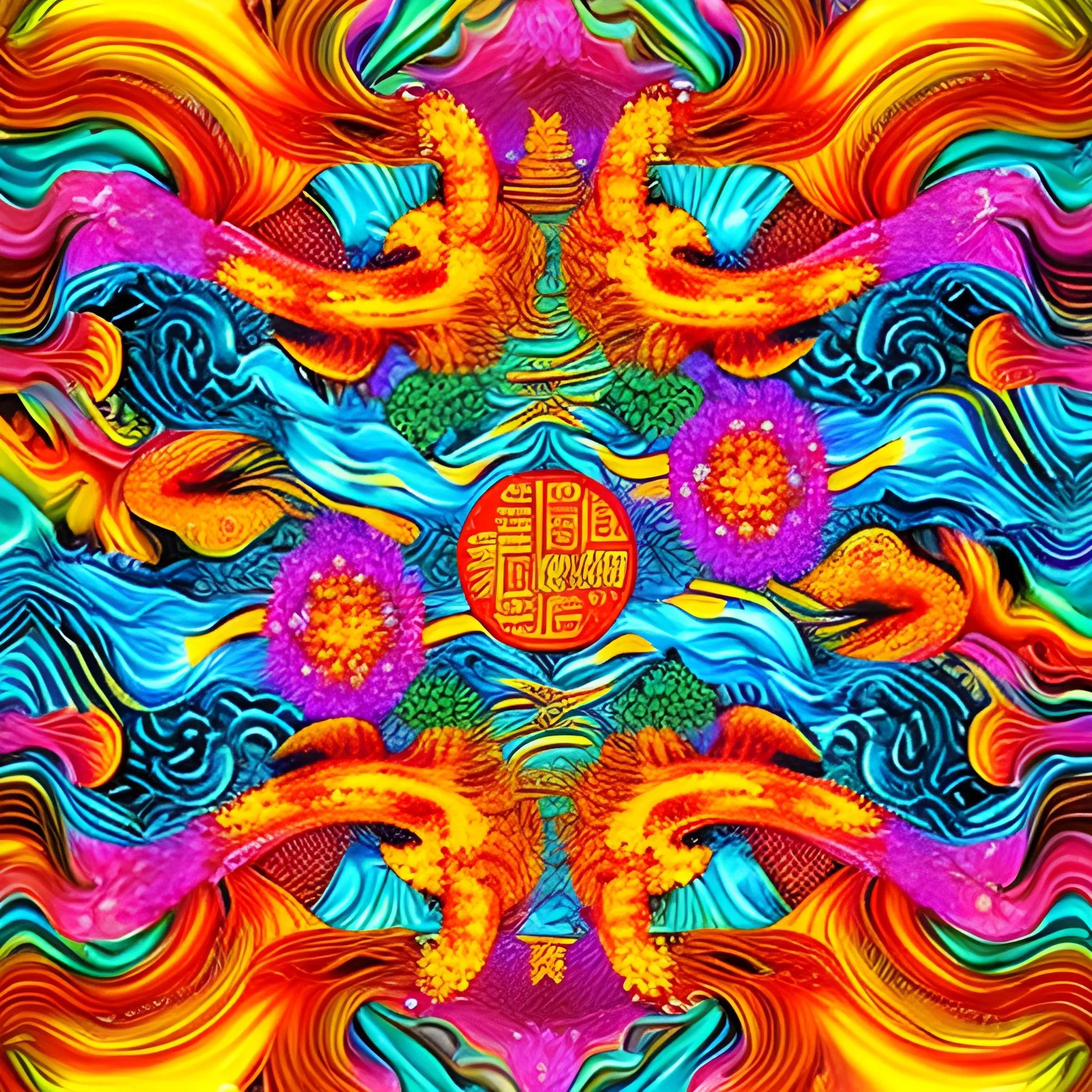 黄金珠宝 Trippy Arthub Ai